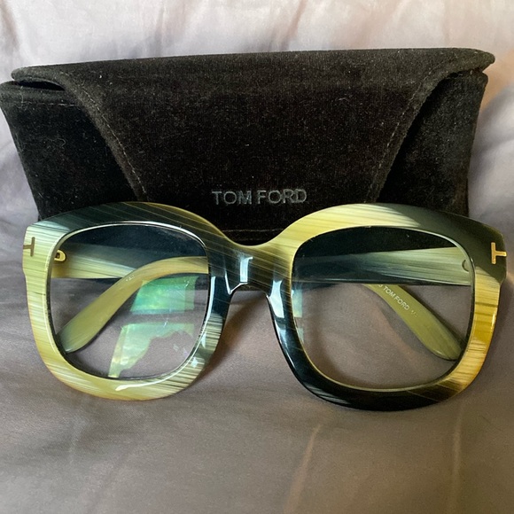 Tom Ford | Accessories | Tom Ford Oversized Logo Inlay Eyeglasses ...